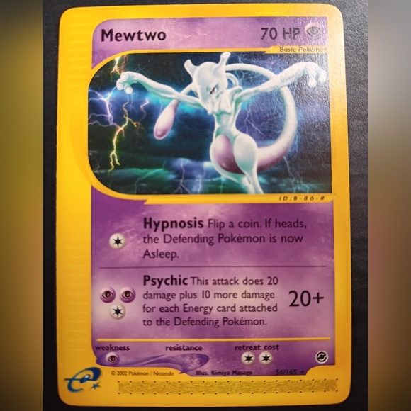 Pokemon | Toys | Mewtwo Pokemon Card Expedition Base Set 5665 Rare ...